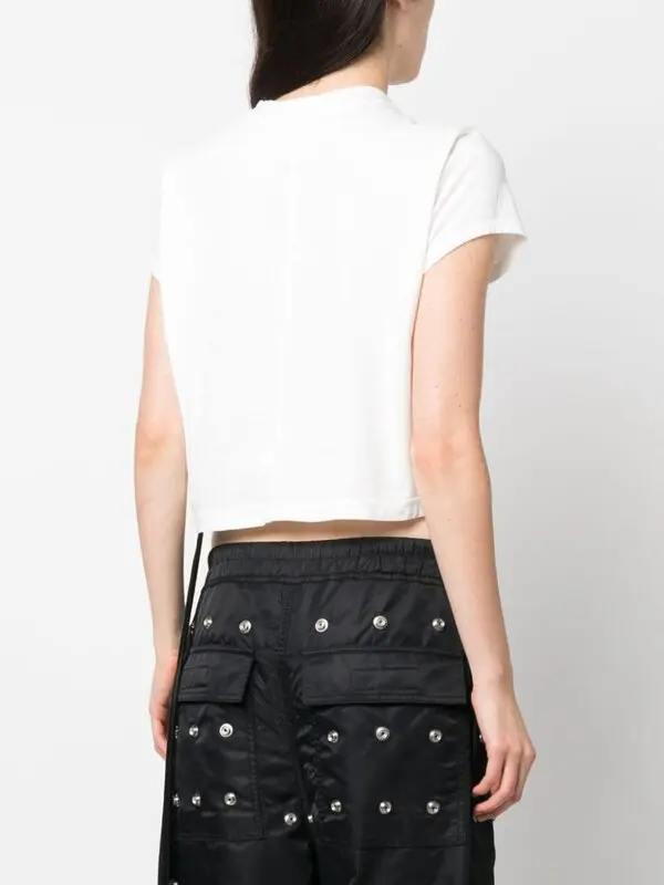 Rick Owens Level Cotton Cropped T-shirt