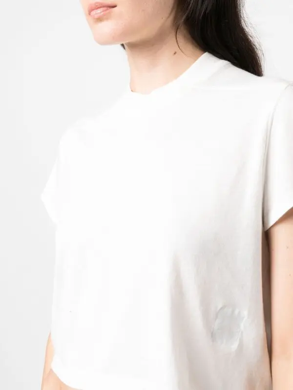 Rick Owens Level Cotton Cropped T-shirt