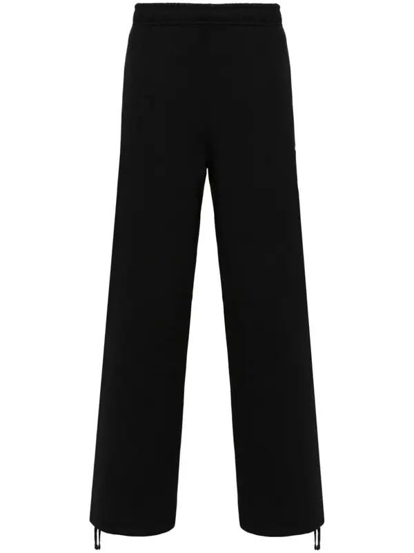 Nike Solo Swoosh Wide-leg Track Pants - Black