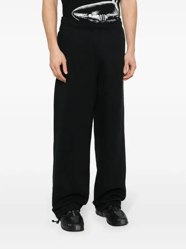 Nike Solo Swoosh Wide-leg Track Pants - Black