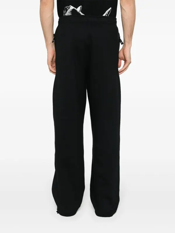 Nike Solo Swoosh Wide-leg Track Pants - Black