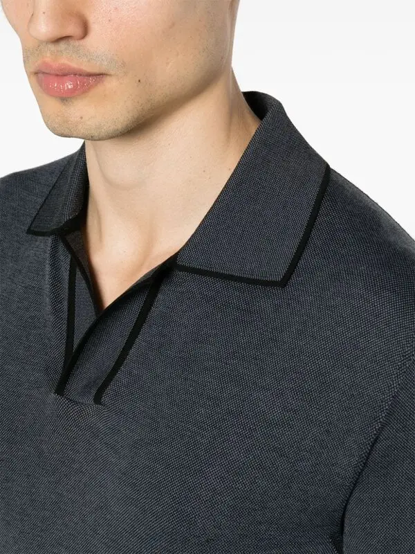Brioni Contrasting-trim Polo Shirt