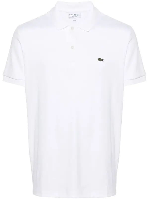 Lacoste Logo-patch Polo Shirt - White