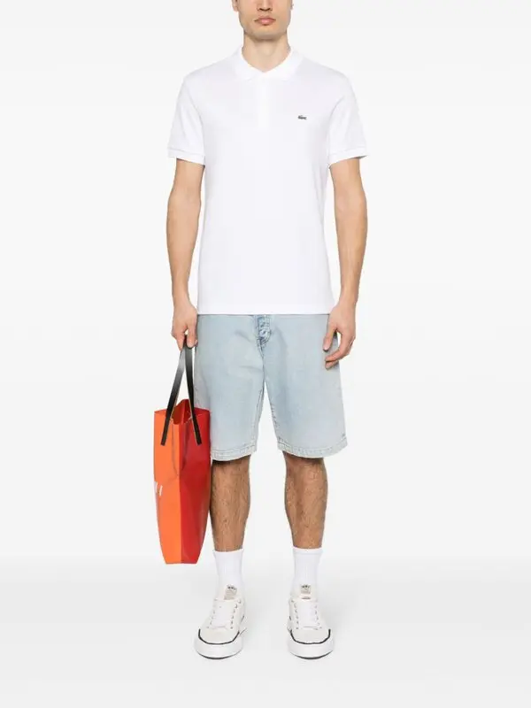 Lacoste Logo-patch Polo Shirt - White