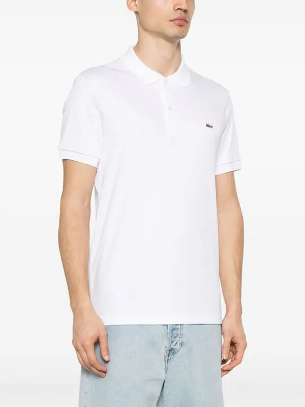 Lacoste Logo-patch Polo Shirt - White