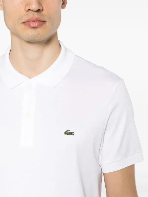 Lacoste Logo-patch Polo Shirt - White