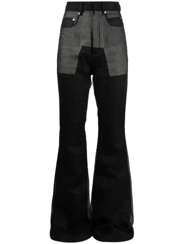 Rick Owens Bolan High-rise Bootcut Jeans