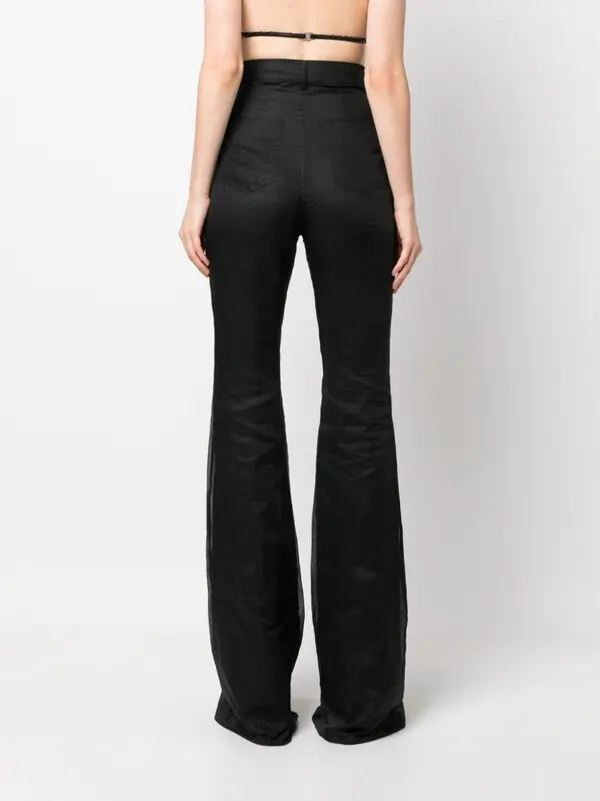 Rick Owens Bolan High-rise Bootcut Jeans