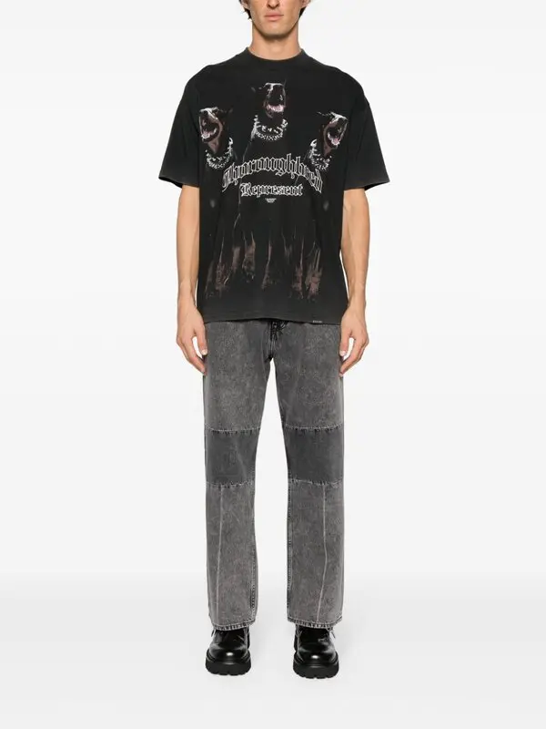 REPRESENT Thoroughbred Cotton T-shirt - Black