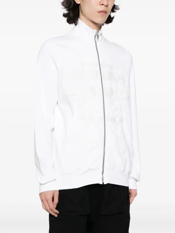 Rick Owens Logo-embossed Zip-front Cotton Jacket