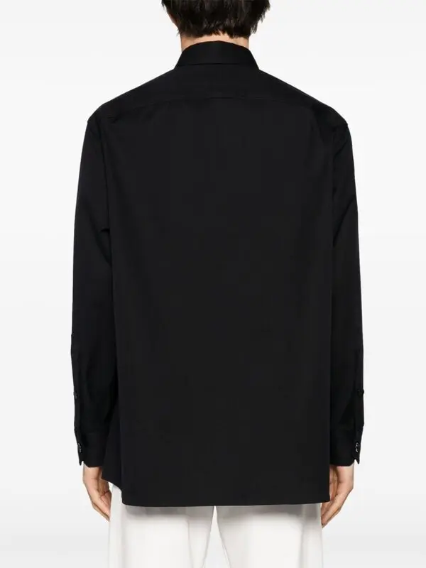 Valentino Garavani Vlogo Canvas Shirt - Blue