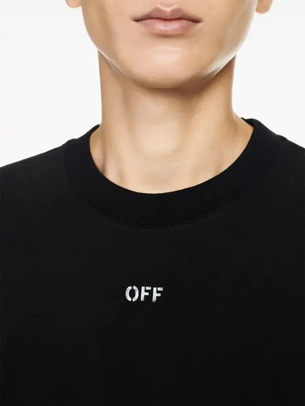 Off-White Logo-print Cotton T-shirt