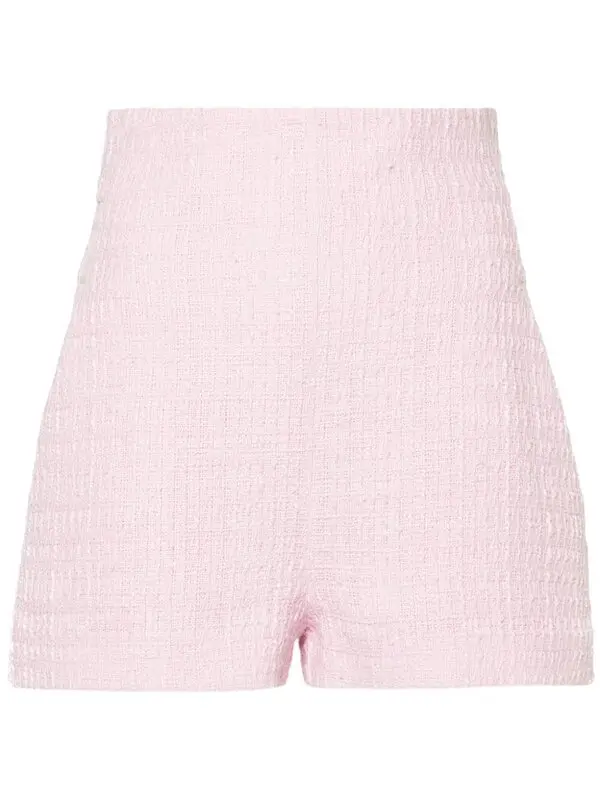 ALESSANDRO VIGILANTE Bouclé Mini Shorts