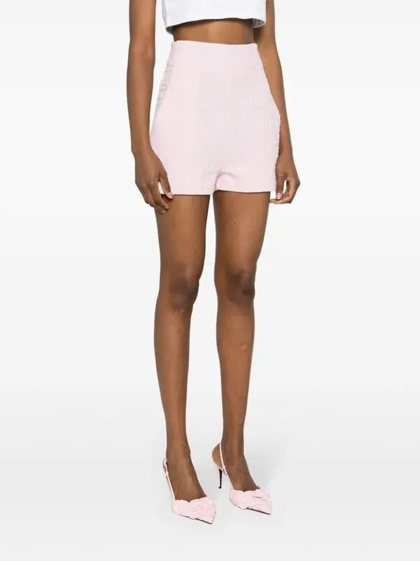ALESSANDRO VIGILANTE Bouclé Mini Shorts