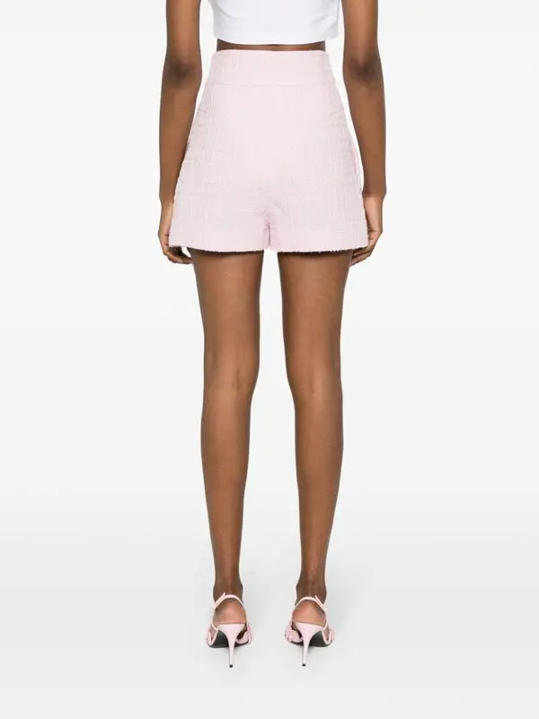 ALESSANDRO VIGILANTE Bouclé Mini Shorts