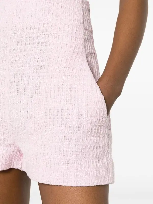 ALESSANDRO VIGILANTE Bouclé Mini Shorts