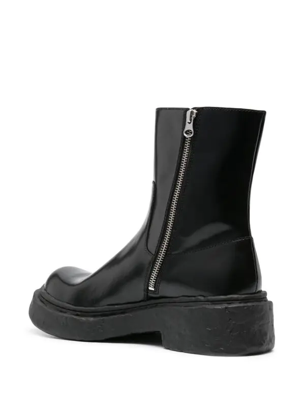 Camper Vámonos Leather Ankle Boots - Black