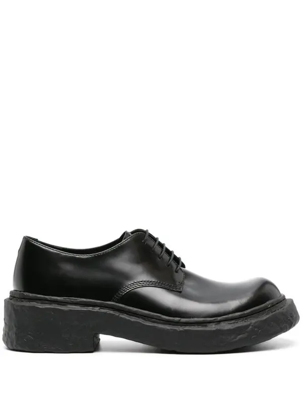 Camper Vámonos Leather Derby Shoes - Black