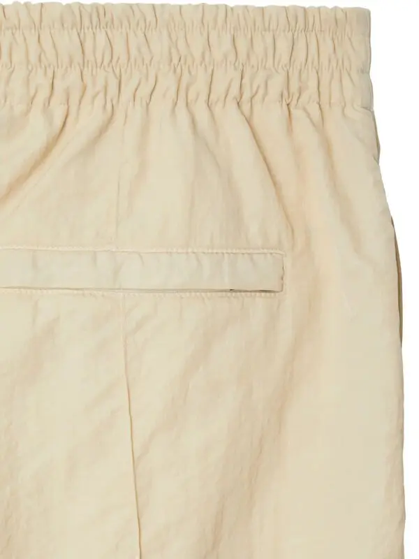 Burberry Crinkled Wide-leg Track Pants