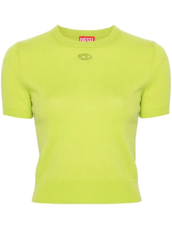 DIESEL® M-arga Ribbed T-shirt - Green