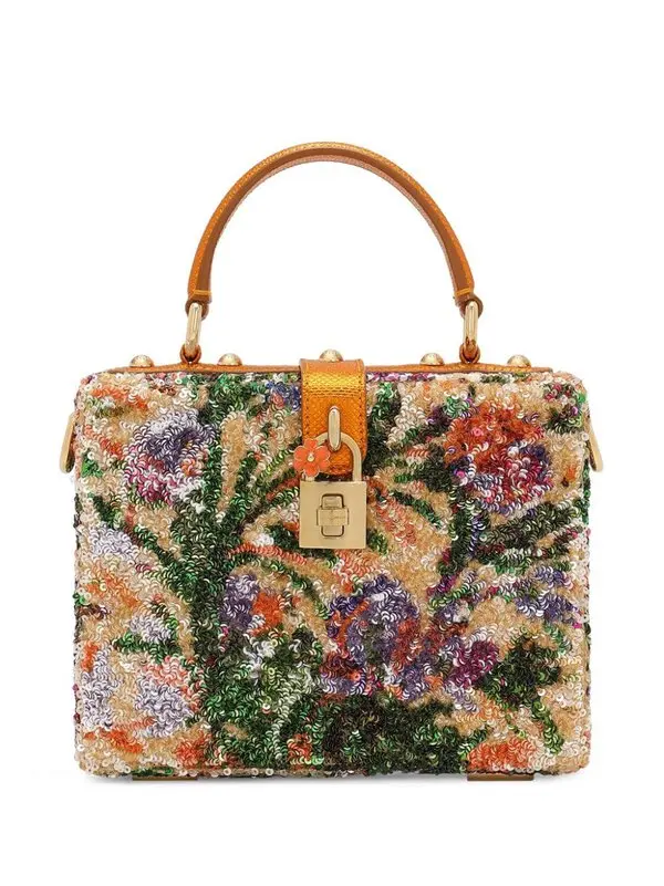 Dolce & Gabbana Dolce Box Sequin-embellished Tote Bag
