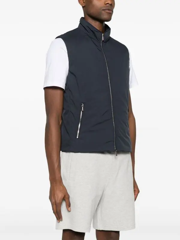 MOORER Senio Padded Gilet - Blue