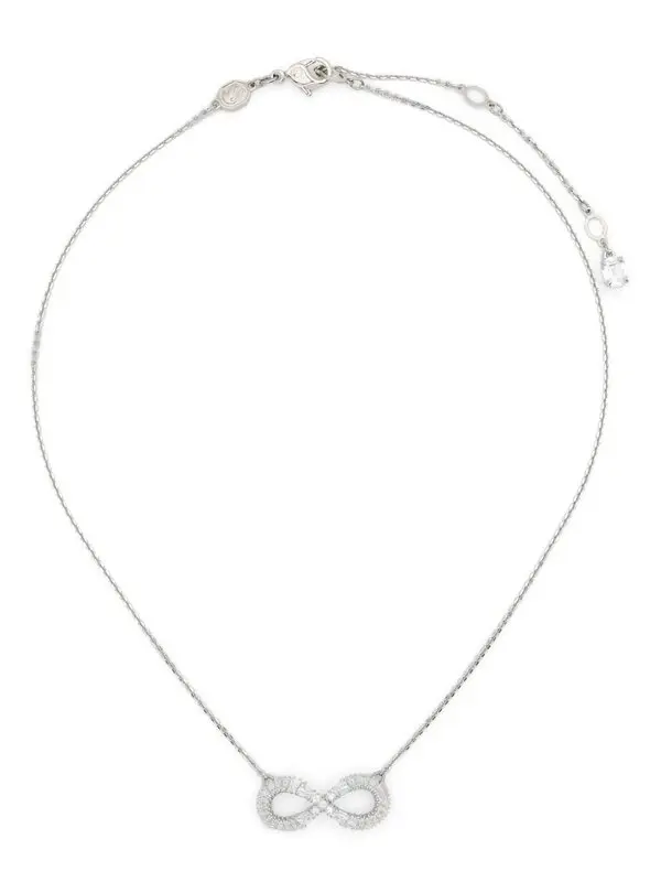 SWAROVSKI Infinity Pendant Necklace - Silver