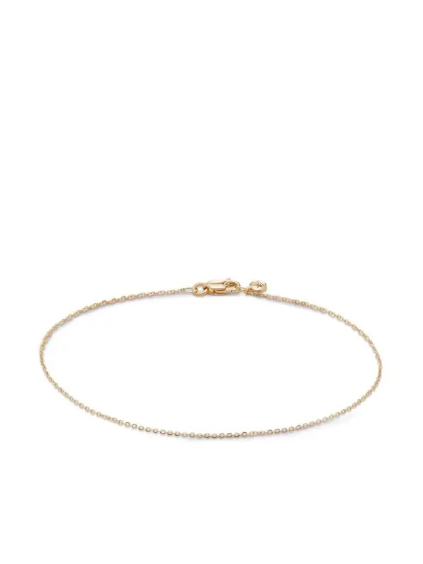 Monica Vinader 14kt Yellow Super Fine Chain Bracelet - Gold