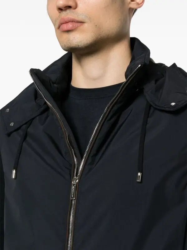 MOORER Hooded Zip Jacket