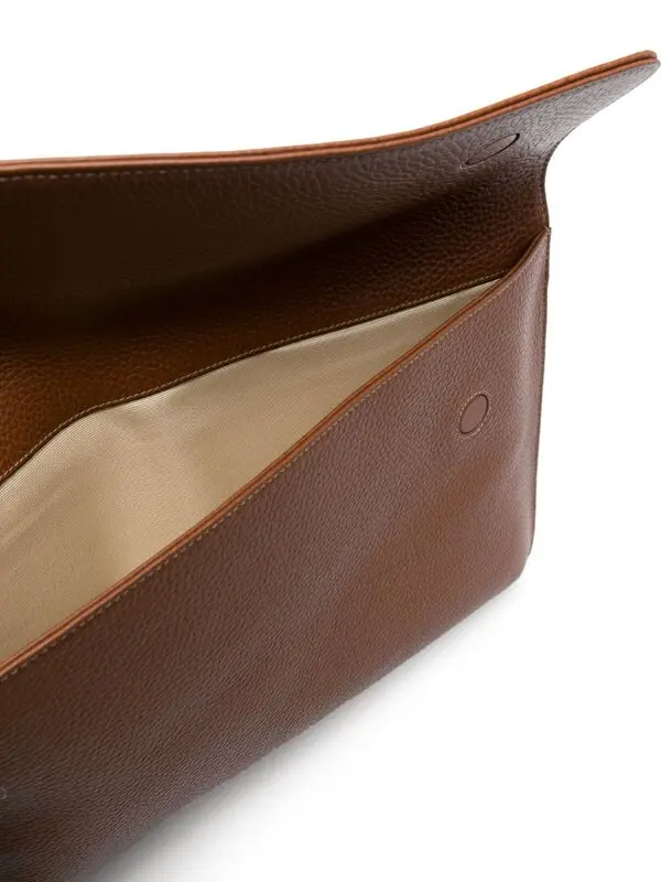 ASPINAL OF LONDON Pebbled Leather Laptop Bag
