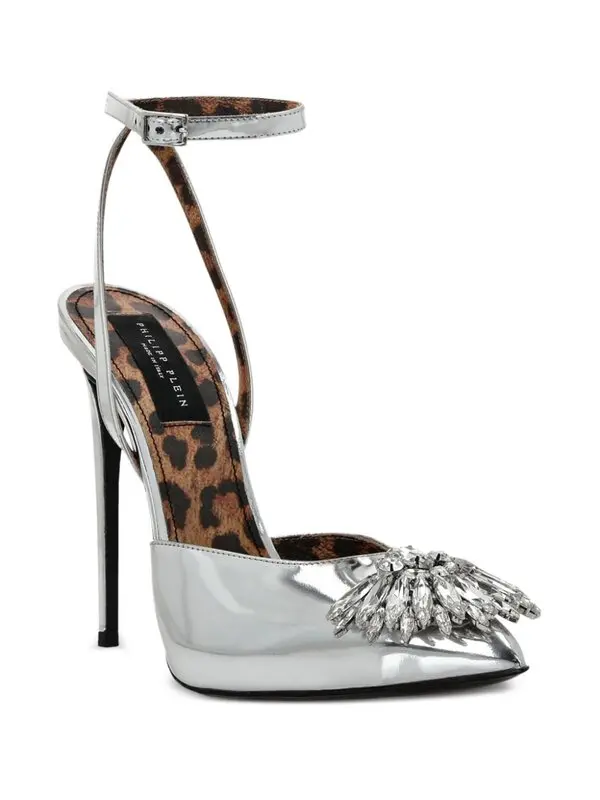 Philipp Plein 100mm Crystal-embellished Pumps