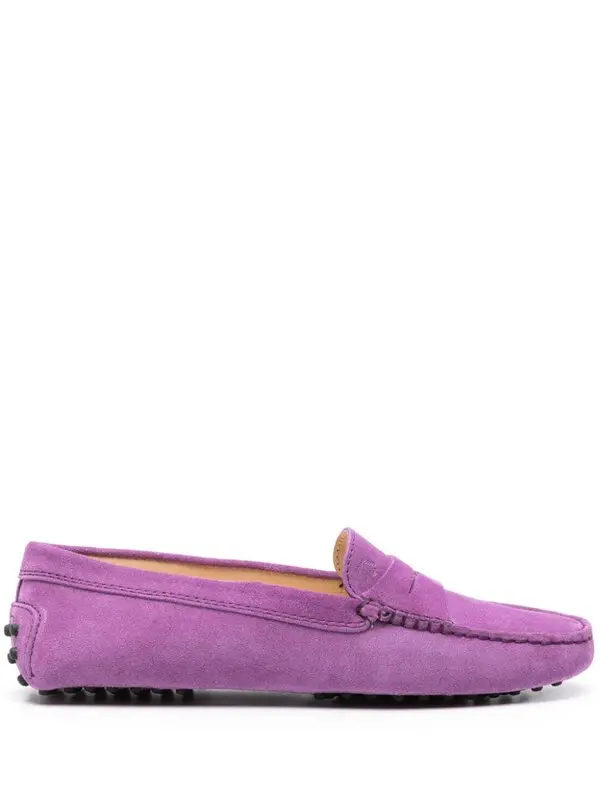 TOD'S Suede Penny Loafers