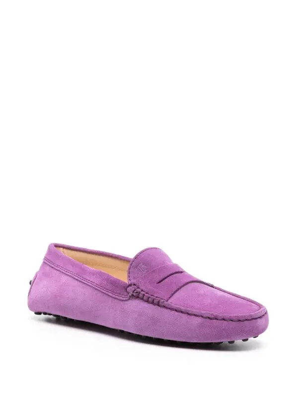 TOD'S Suede Penny Loafers