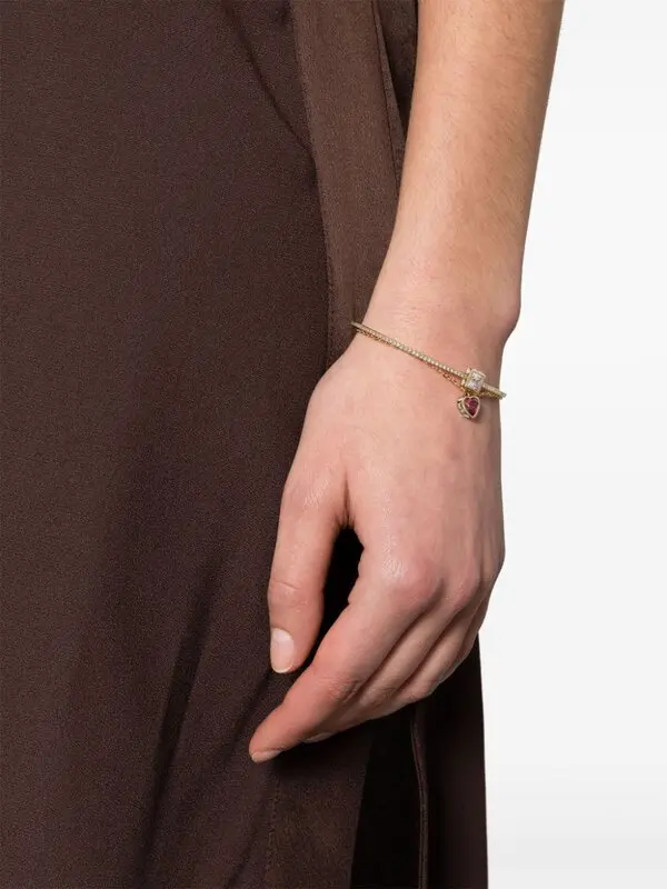 SWAROVSKI Chroma Zirconium-embellished Bangle - Gold