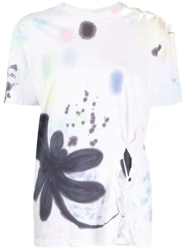 Collina Strada Nash Hand-painted T-shirt - White