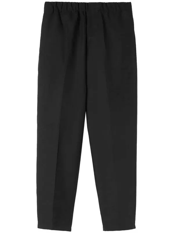 JIL SANDER Elasticated-waistband Trousers - Black