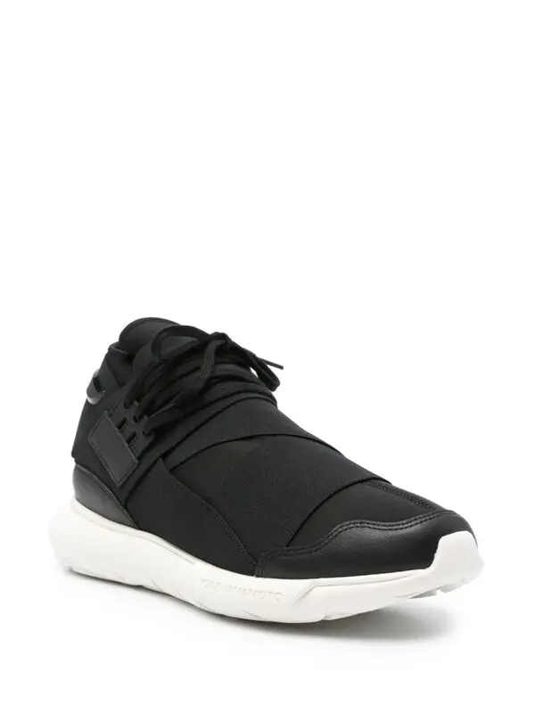 Y3 Qasa Mid-top Sneakers - Black