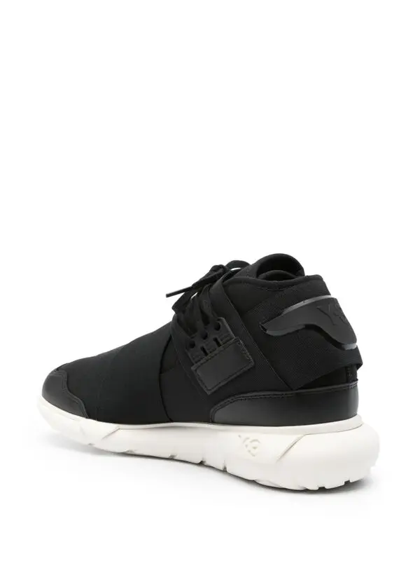 Y3 Qasa Mid-top Sneakers - Black
