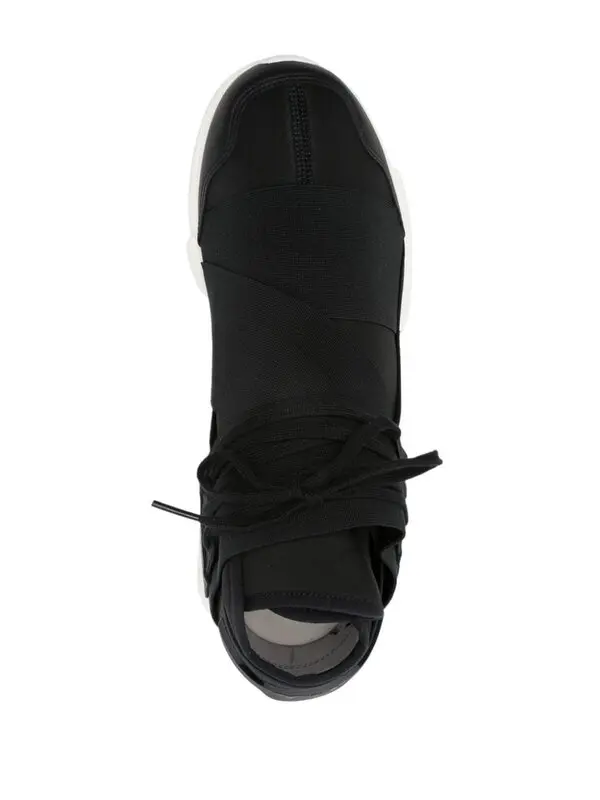 Y3 Qasa Mid-top Sneakers - Black