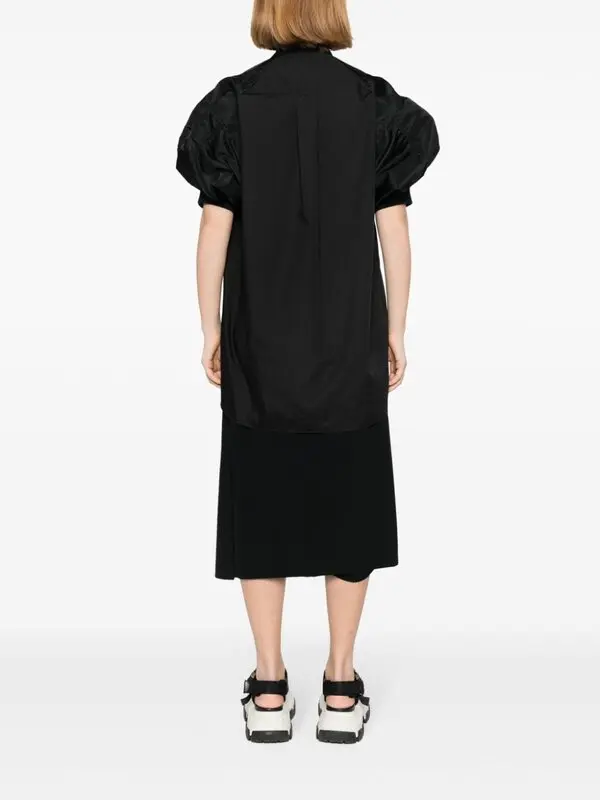 Sacai Poplin Mini Shirt Dress