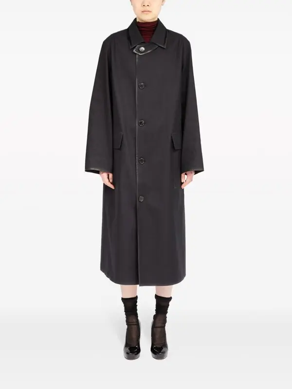 MAISON MARGIELA Coated Single-breasted Coat