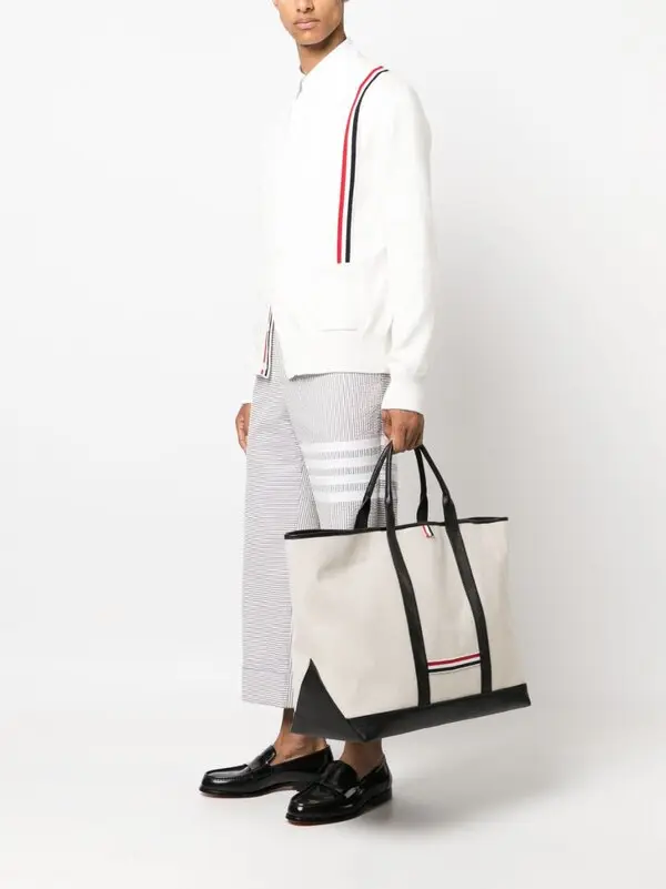 Thom Browne Rwb Stripe Tote