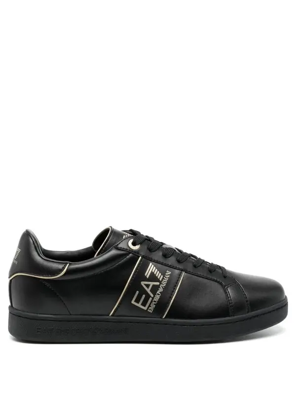 EA7 Leather Sneakers