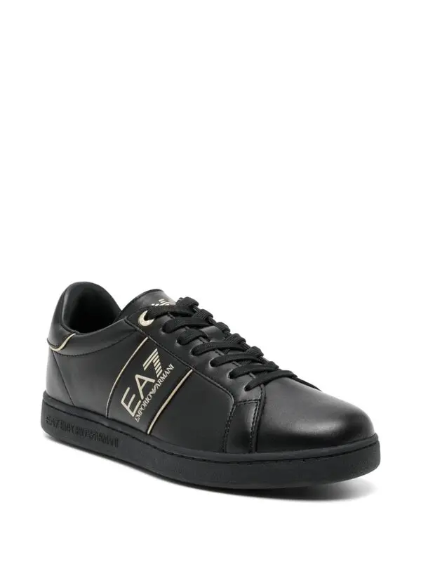 EA7 Leather Sneakers