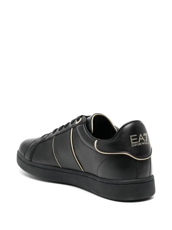 EA7 Leather Sneakers
