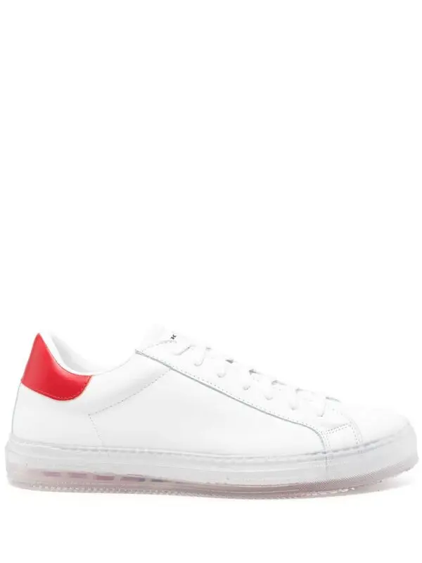 Kiton Logo-print Leather Sneakers