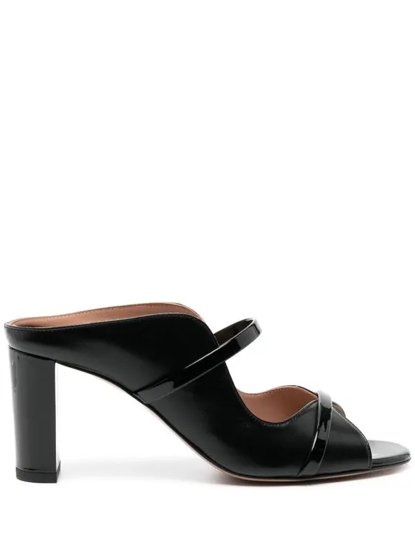 MALONE SOULIERS 70mm Leather Sandals - Black