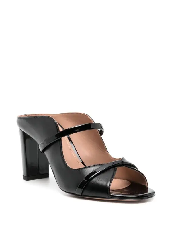 MALONE SOULIERS 70mm Leather Sandals - Black