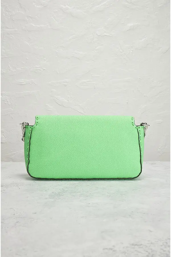 Fendi Mama Baguette Shoulder Bag - Green