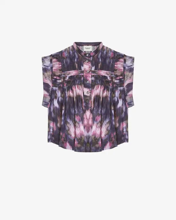 Isabel Marant Leaza Top - Purple/lilac